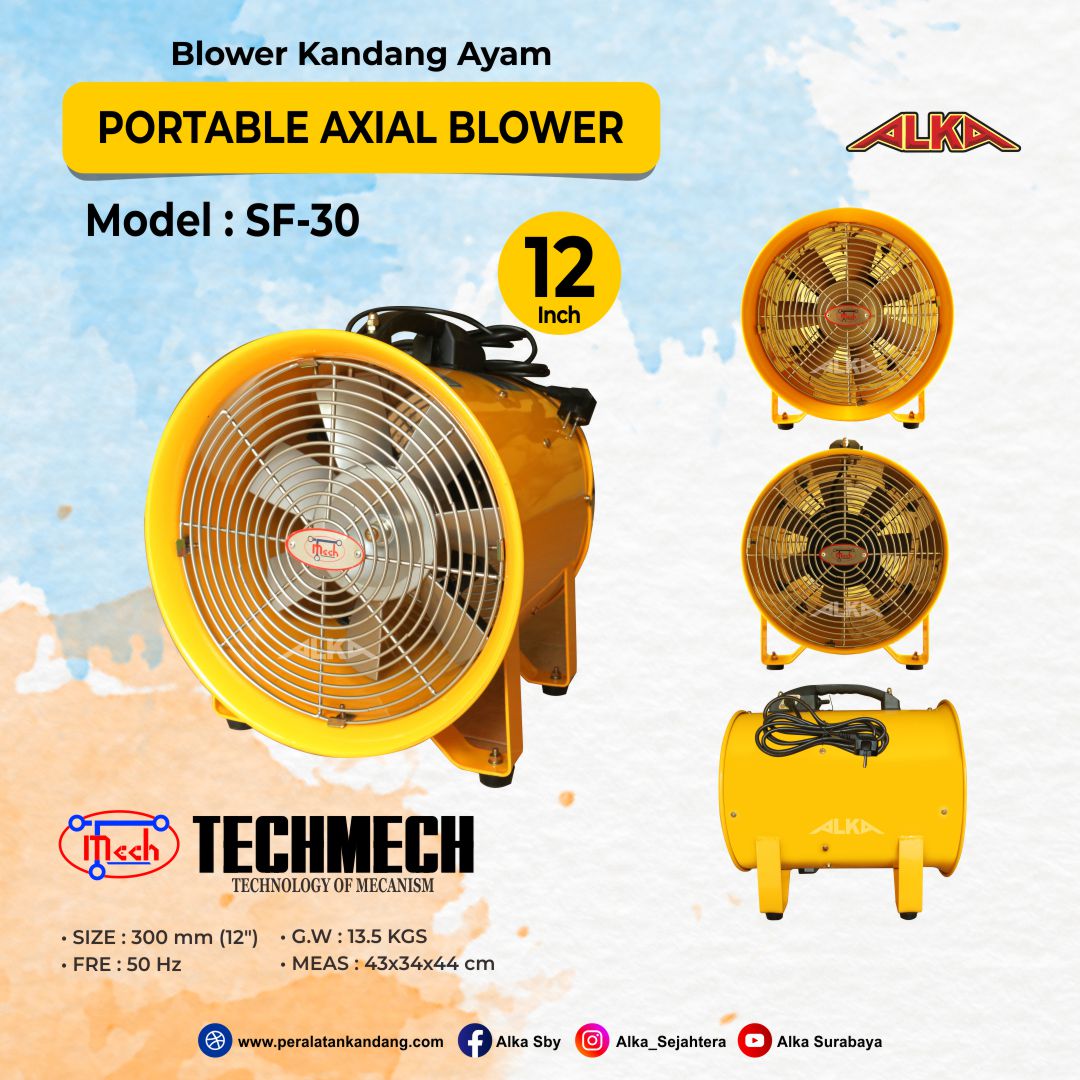 Axial Blower Untuk Kandang Close House – Tempat Pakan Ayam – Tempat ...